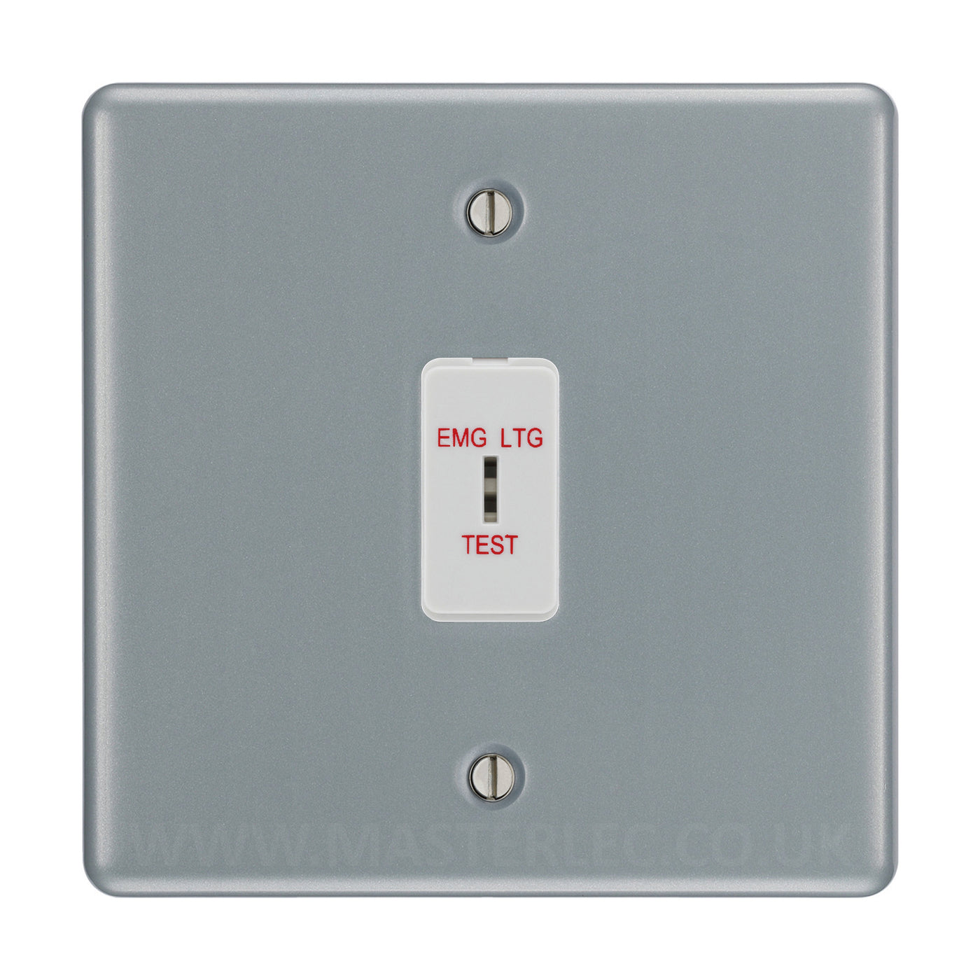 BG 10 Amp 1 Gang Metal Clad EMG LTG Emergency Light Test Secret Key Sw ...