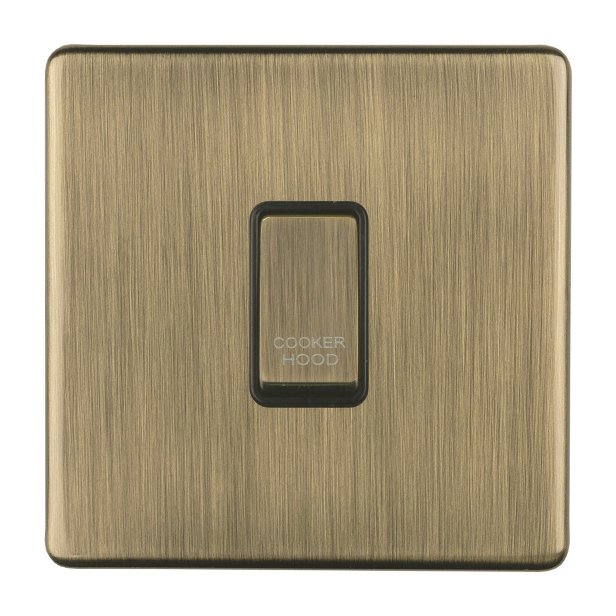 Antique Brass Screwless Custom Labelled Kitchen Appliance Grid Switch ...