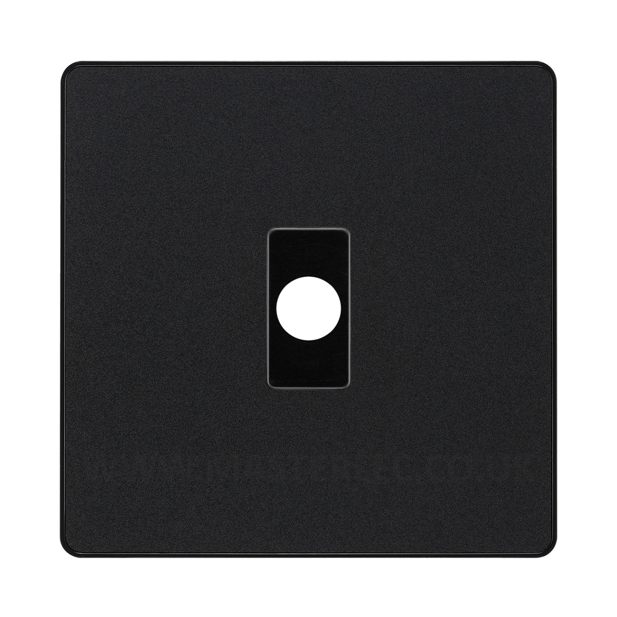 BG Evolve Matt Black Flex Outlet Socket Black Insert PCDMBFLEXB — Masterlec