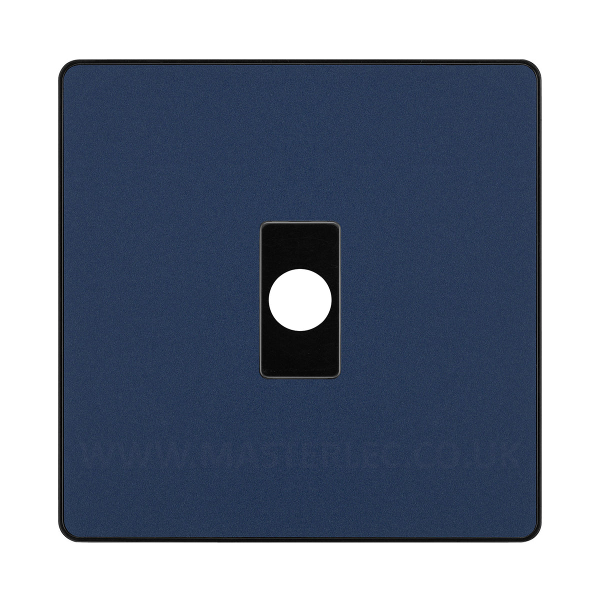 BG Evolve Matt Blue Flex Outlet Socket Black Insert PCDDBFLEXB — Masterlec