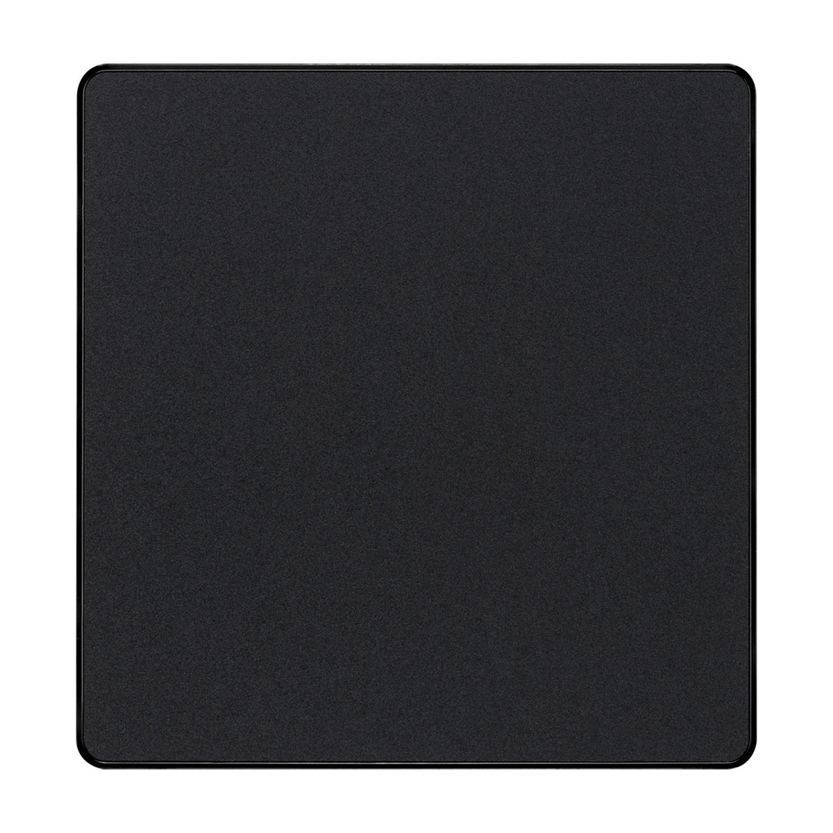 BG Evolve Matt Black PCDMB94B 1 Gang Single Blank Plate Cover Blanking ...