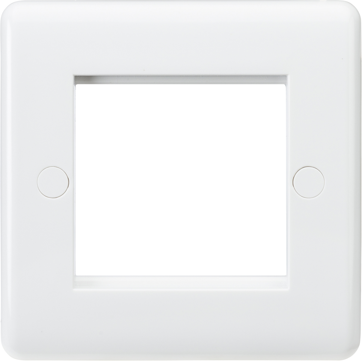 Curved Edge 2G Modular Faceplate — Masterlec