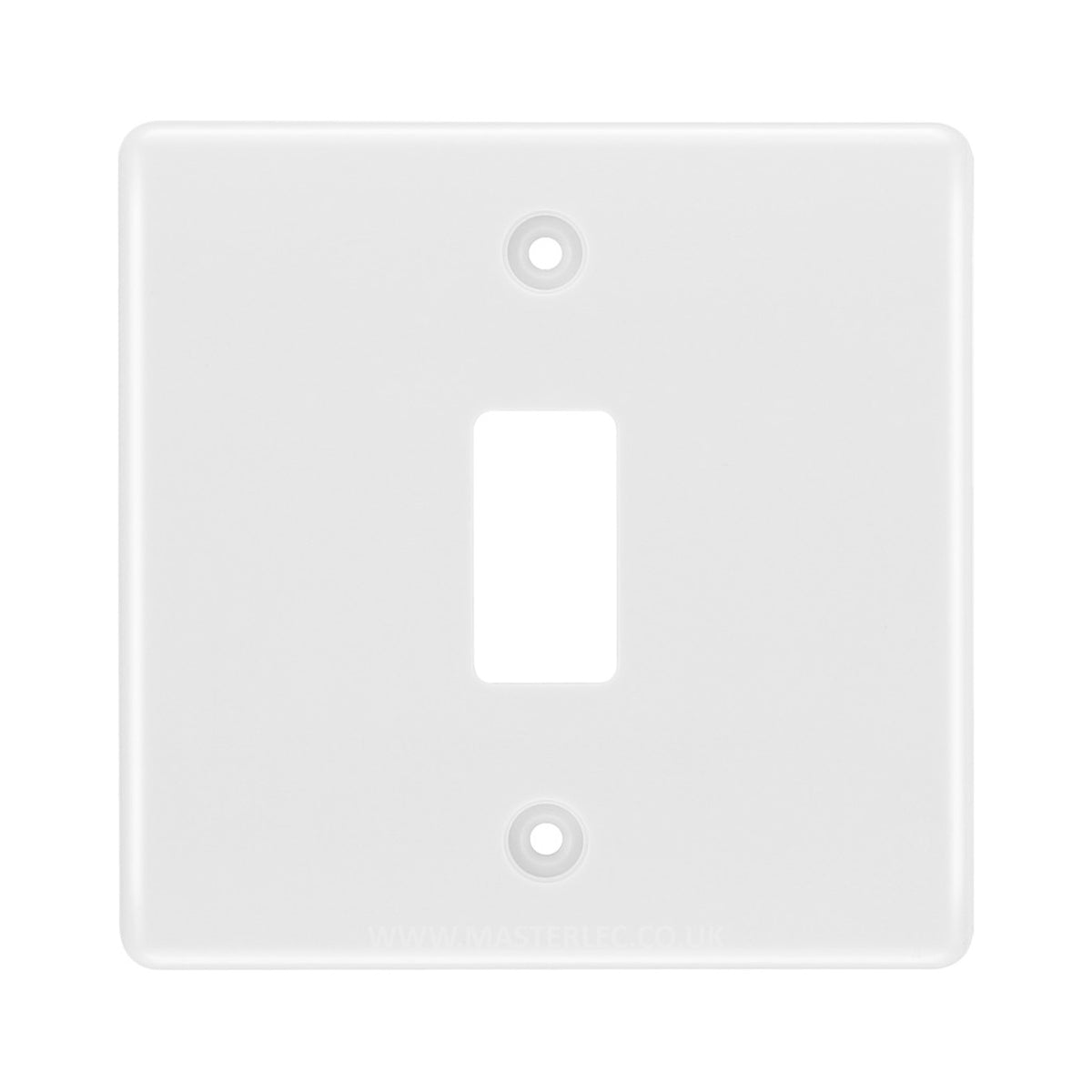 BG Nexus R81 White 1 Gang Front Cover Plate — Masterlec