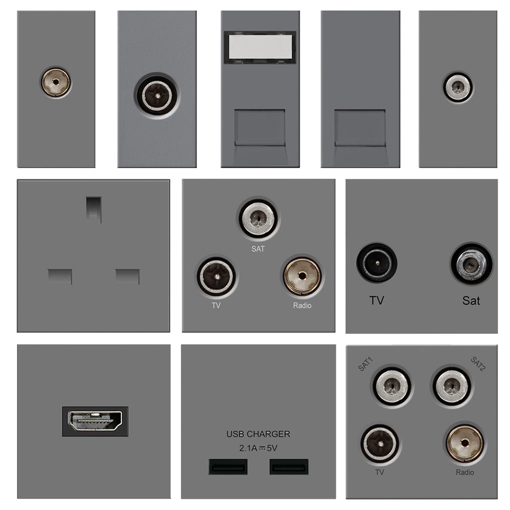 BG Euro Module Faceplates | Fast UK Delivery — Masterlec