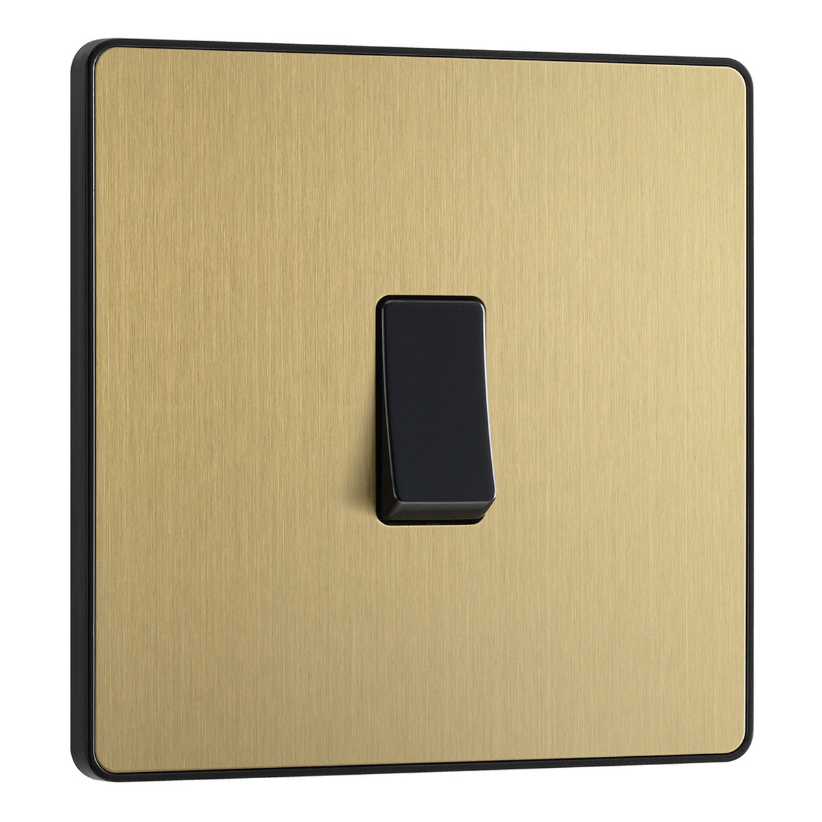 BG Evolve Satin Brass Screwless Intermediate Light Switch PCDSB13B ...