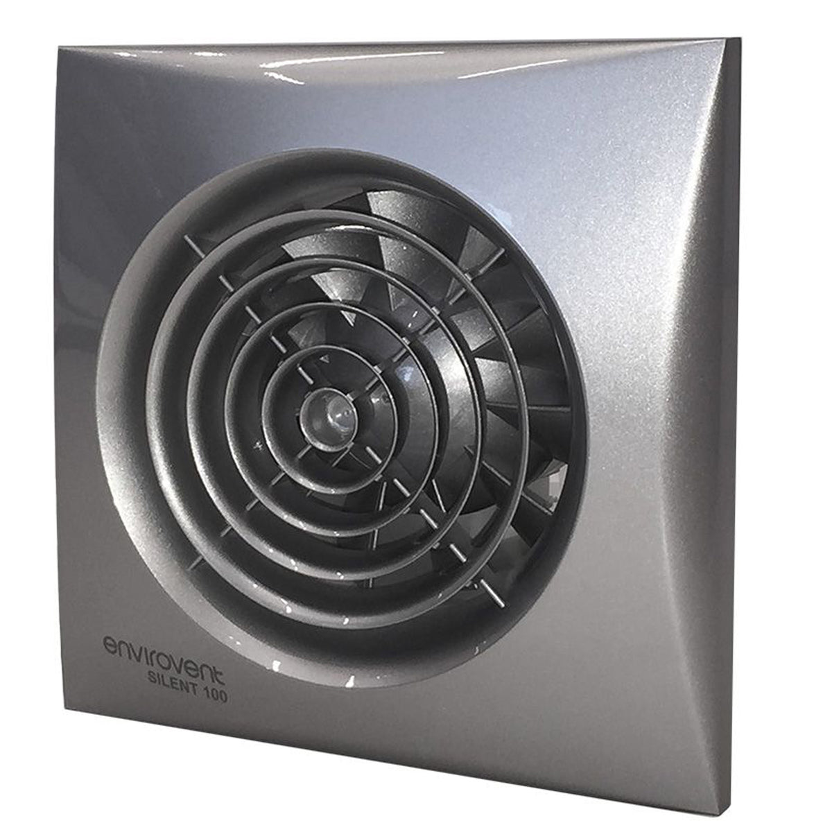 Envirovent SIL100SS Standard Extractor Fan in Matt Chrome/ Silver Fini ...