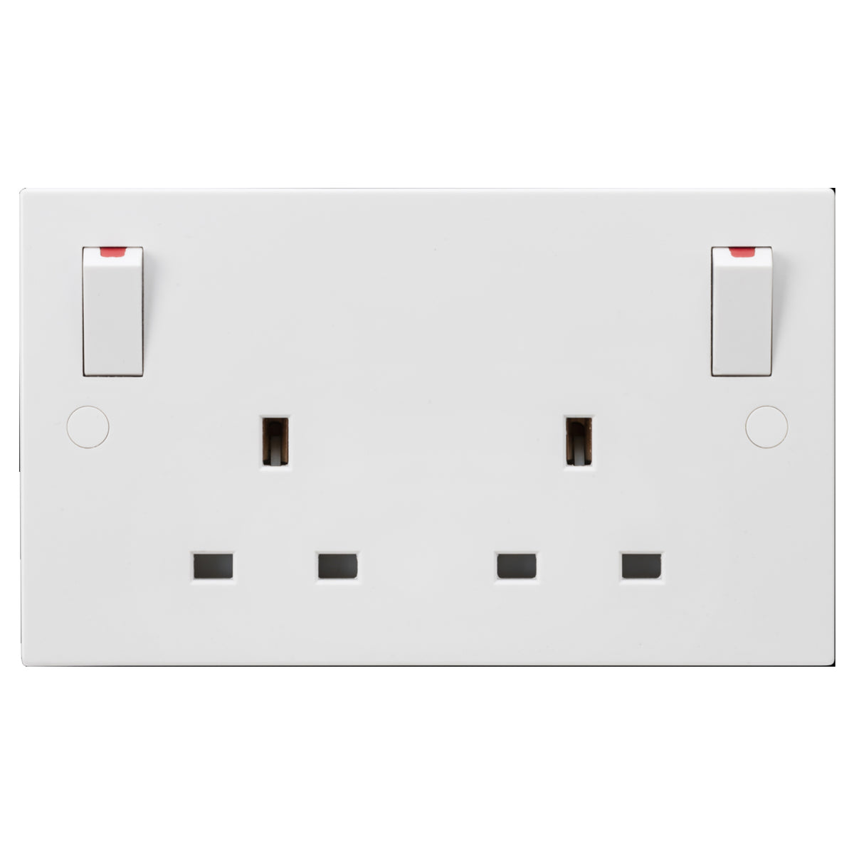 ML Accessories White 13A 2G DP Switched Double Socket — Masterlec